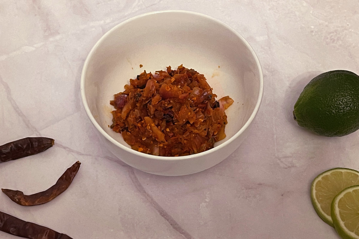 Sri Lankan Lunu Miris (Spicy Onion Relish) Recipe & Serendip Delights